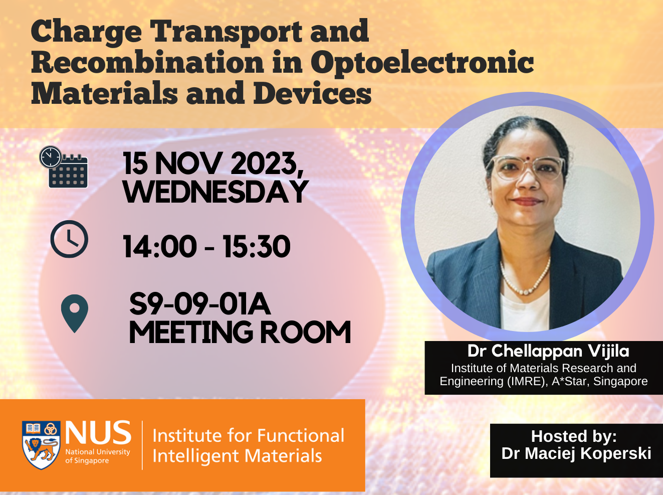 Charge Transport and Recombination in Optoelectronic Materials and Devices